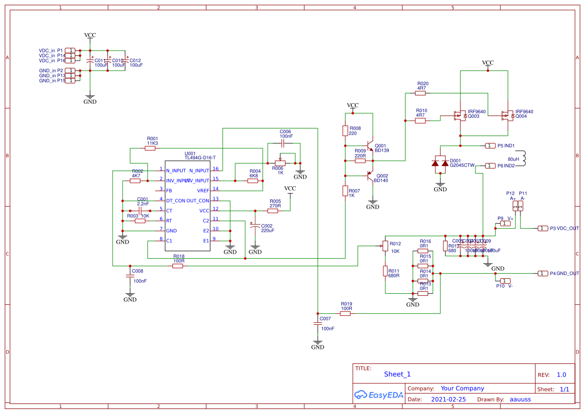 TL494_PS_Lab - EasyEDA open source hardware lab
