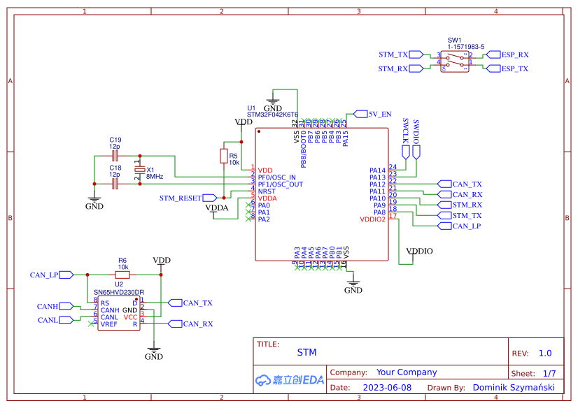 Opel-CAN-BT - EasyEDA open source hardware lab