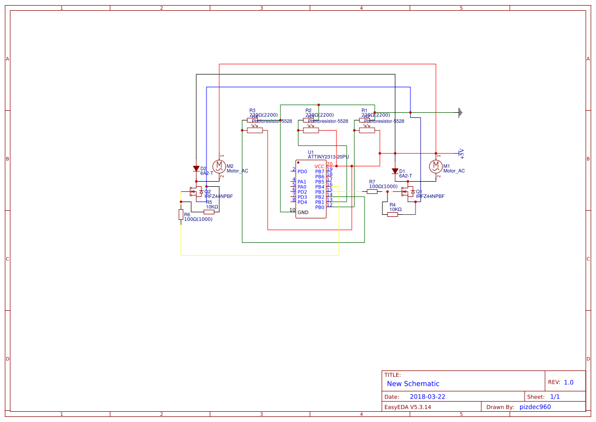 atiny2313 motor driver - EasyEDA open source hardware lab