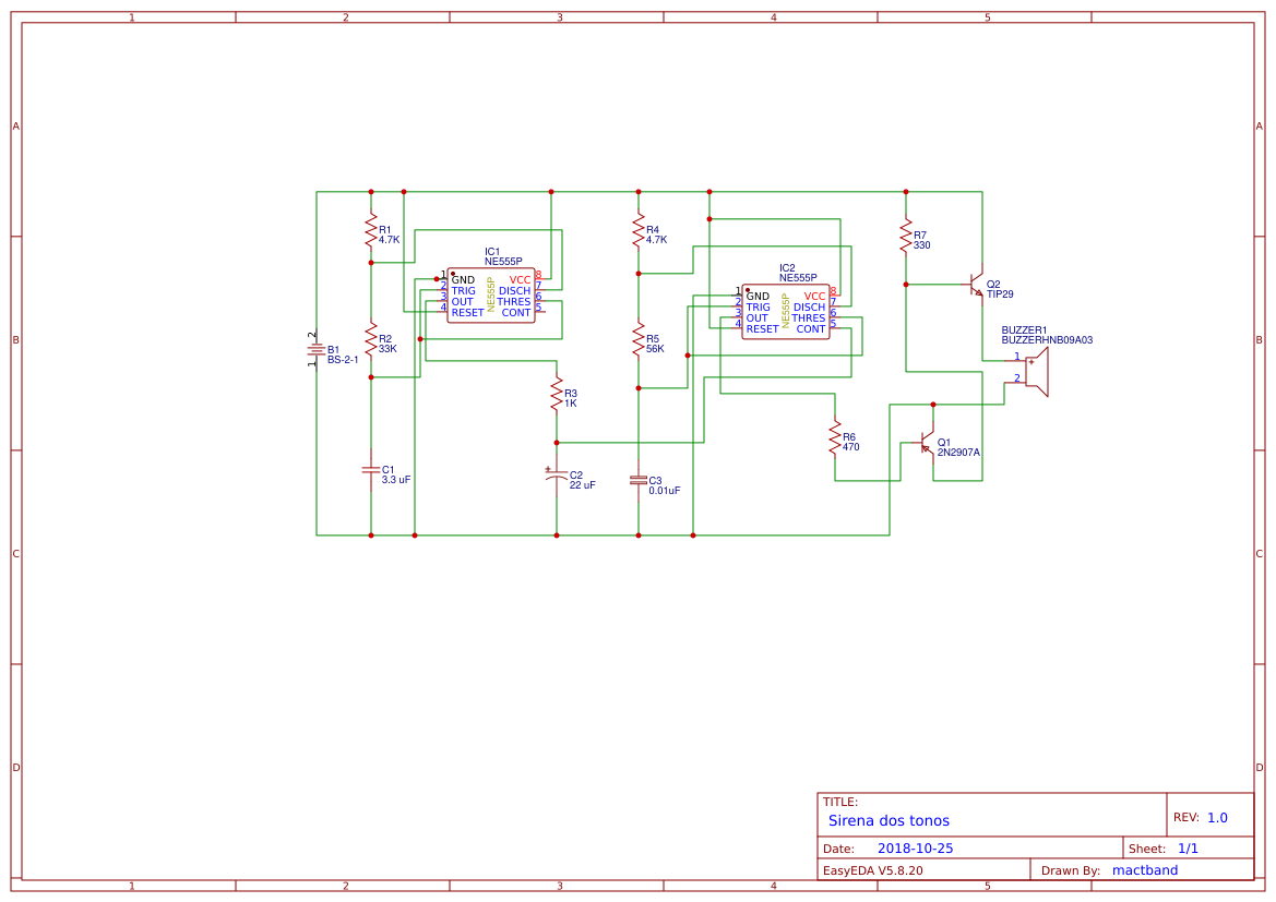 Sirena dos tonos - OSHWLab