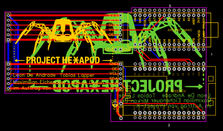 Hexapod - EasyEDA open source hardware lab
