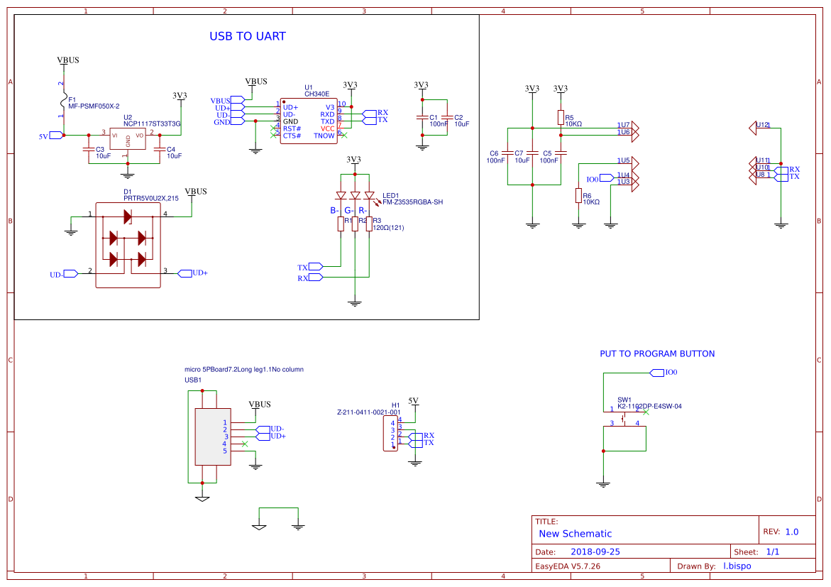 Esp Wroom Programming Jig Oshwlab