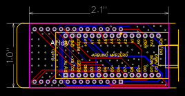 Arduino Nano/MKRZERO adaptor board - EasyEDA open source hardware lab