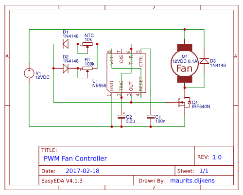 Fan Controller - EasyEDA open source hardware lab