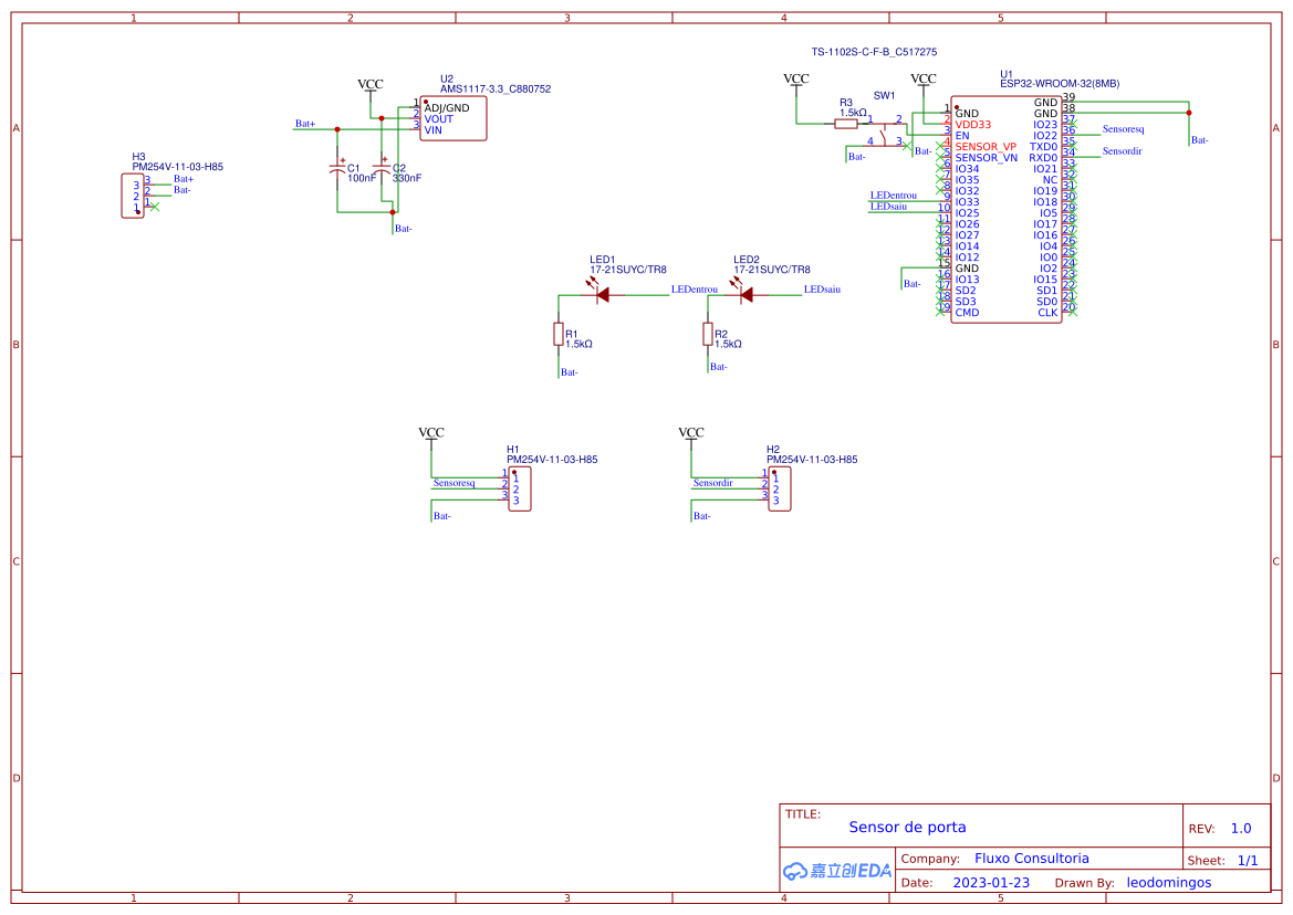 sensor_de_porta - OSHWLab