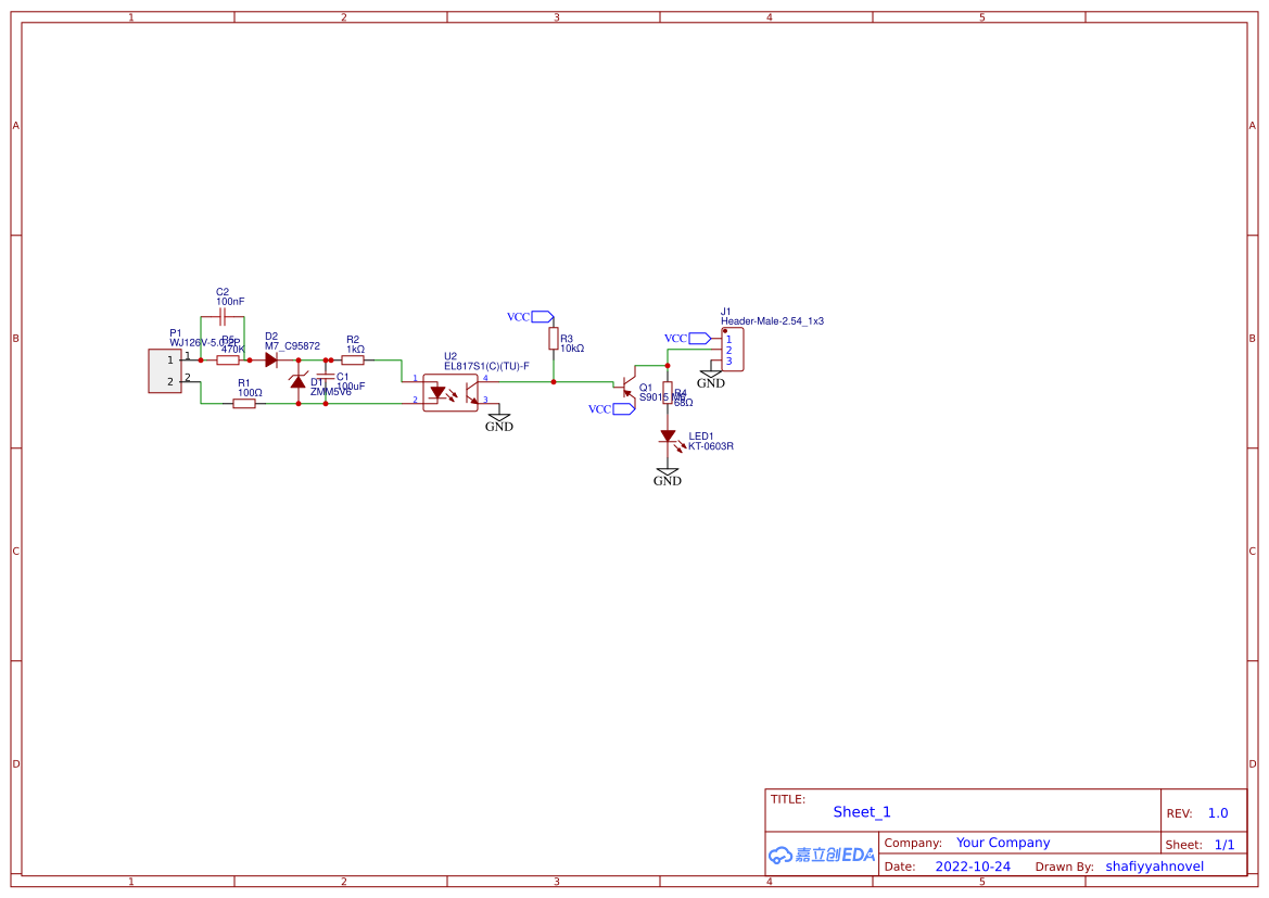 Voltage detector AC - OSHWLab
