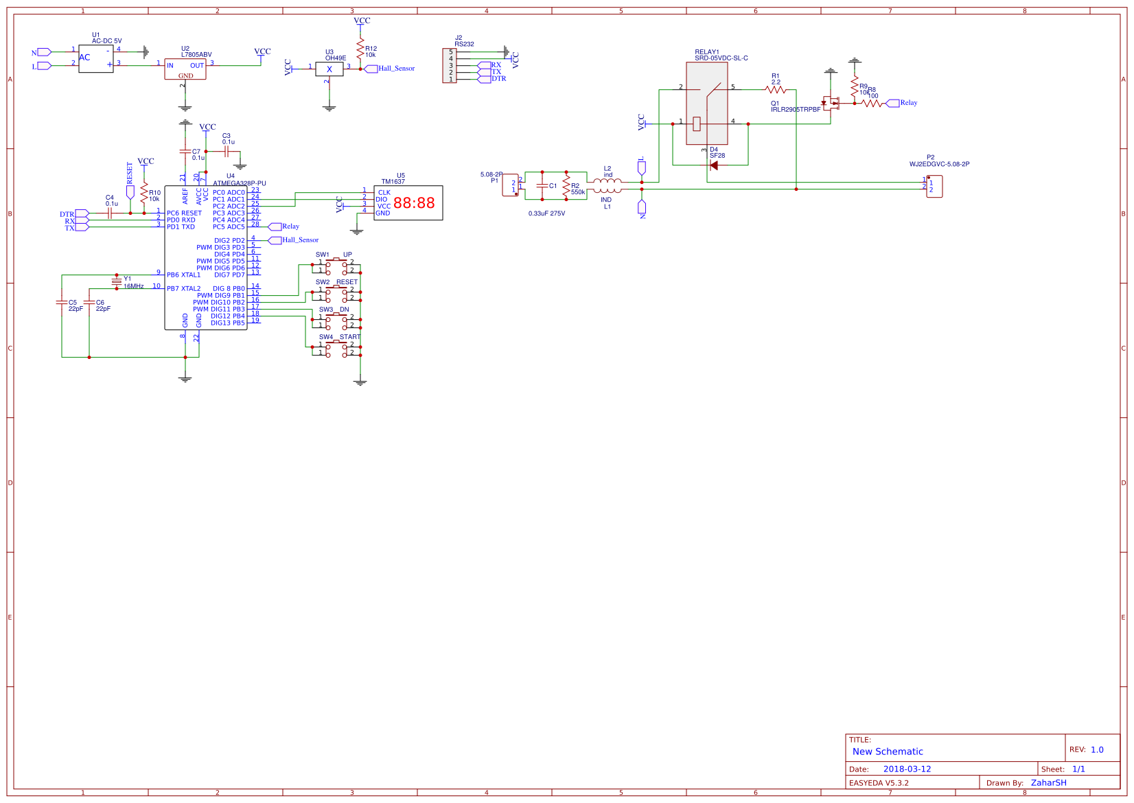 Counters for grinder - EasyEDA open source hardware lab