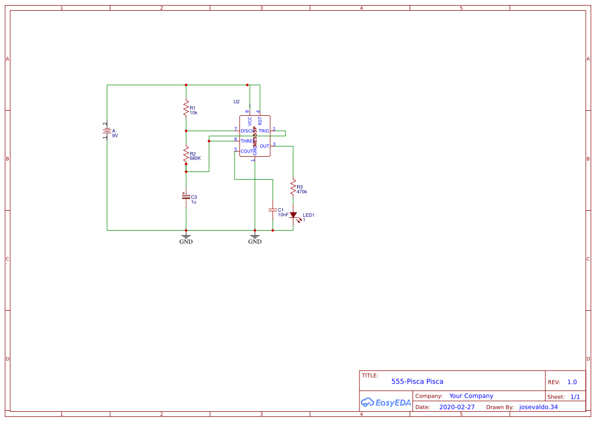 555 - teste. led - EasyEDA open source hardware lab