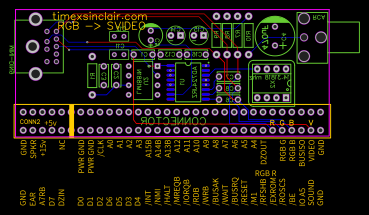 TS2068 RGB to SVIDEO w/ LM1881 direct connect - OSHWLab