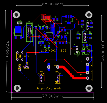 Amper_Voltmetr - EasyEDA open source hardware lab