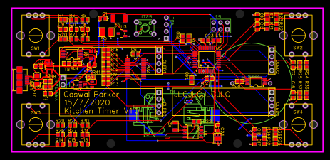 Caswal's Ultimate Kitchen Timer - EasyEDA open source hardware lab