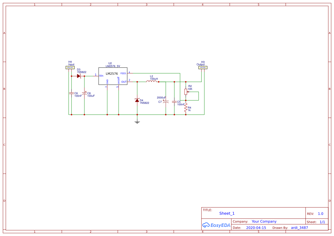 step-down-hagi - Platform for creating and sharing projects - OSHWLab