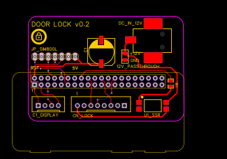 Door Lock Daughter Board - OSHWLab
