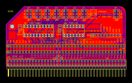 SC115 v1.0 Breakout module for RC2014 - EasyEDA open source hardware lab