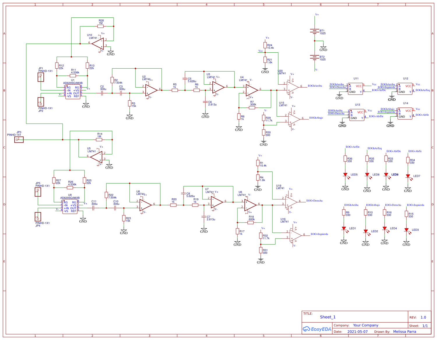 EOG Bioinstru - EasyEDA open source hardware lab
