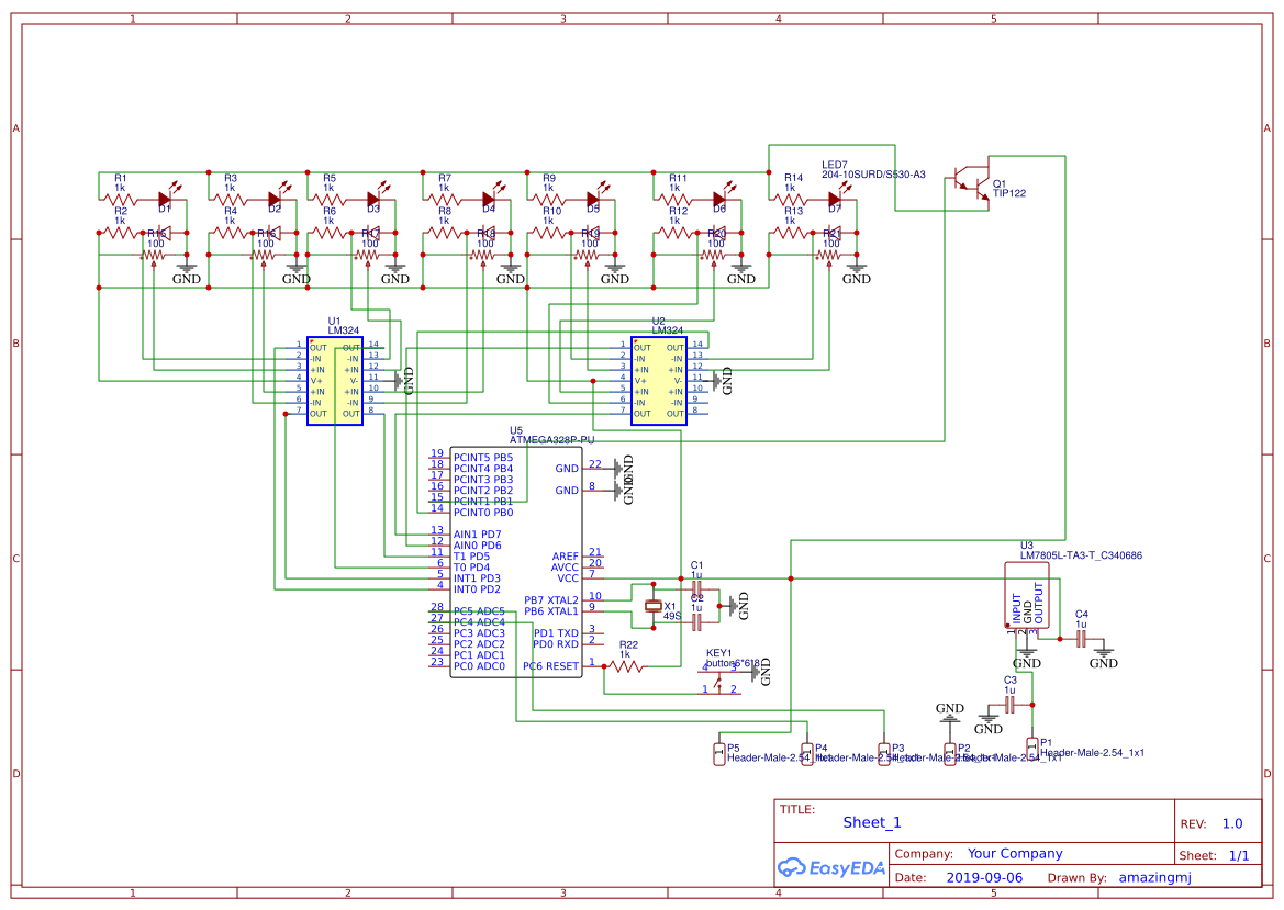ir arry i2c robocon - EasyEDA open source hardware lab