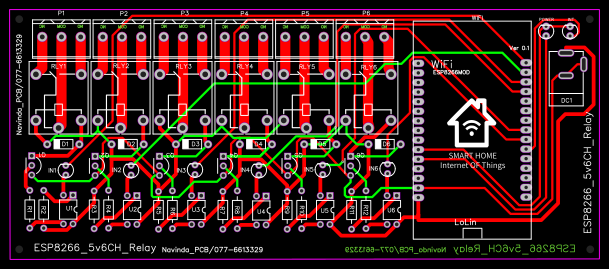 ESP-8266-6CH_Relay_Octocupplers - EasyEDA open source hardware lab