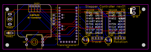 2-axis stepper motor controller - OSHWLab