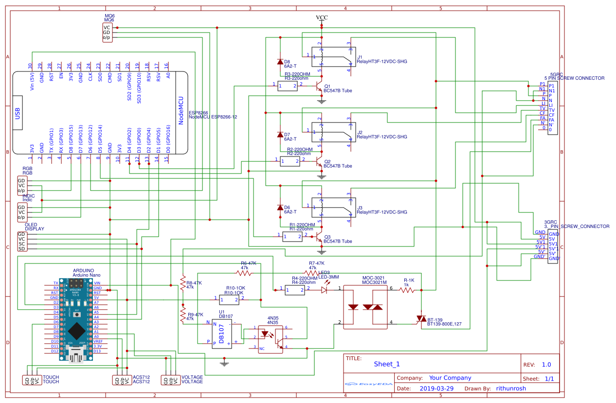 THEERTHA SMART IOT POWER OUTLET - Platform for creating and sharing projects - OSHWLab