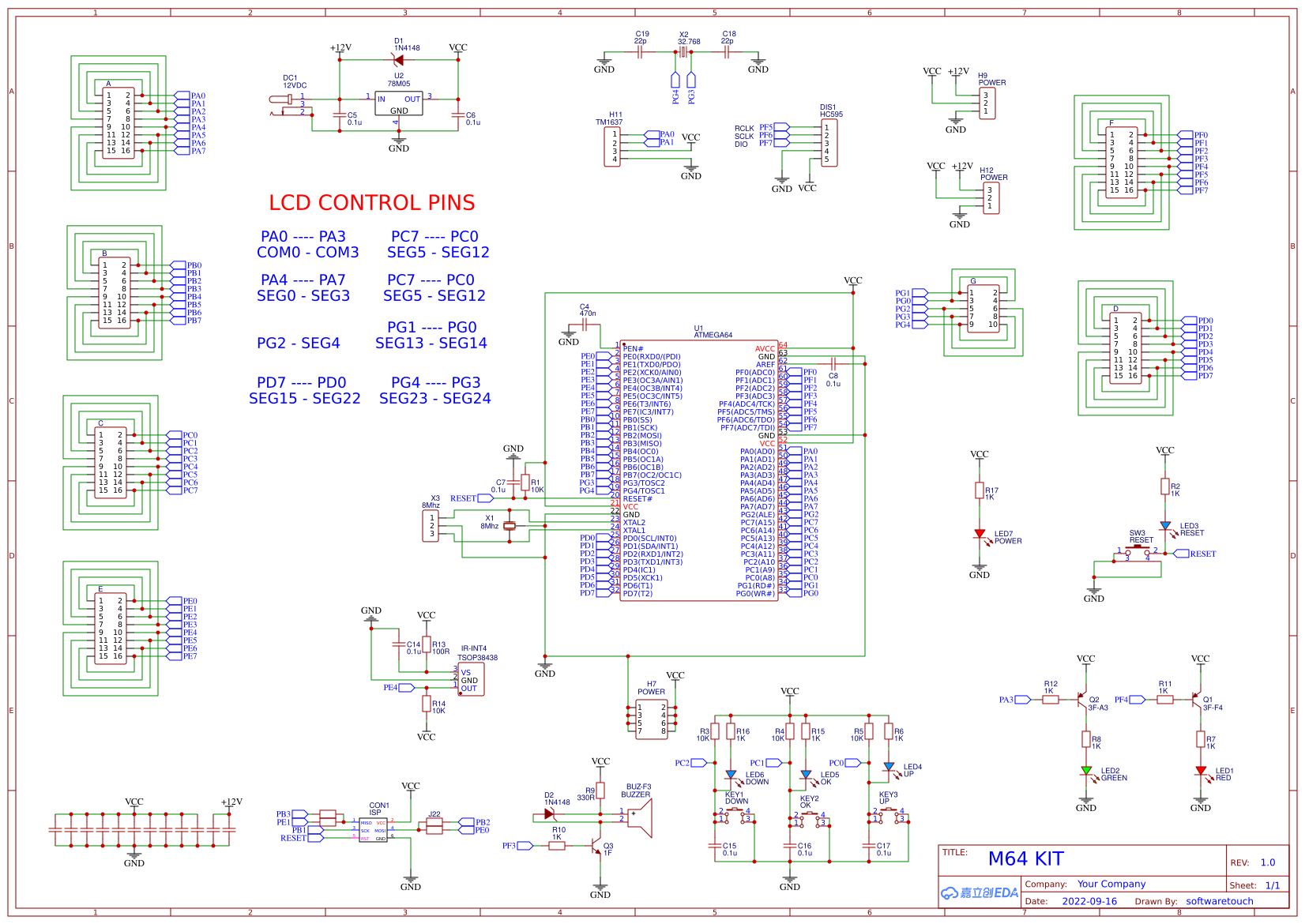 KIT_MEGA64 - OSHWLab