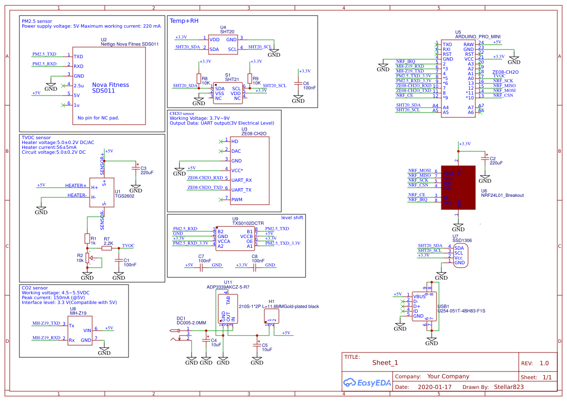 air q - EasyEDA open source hardware lab