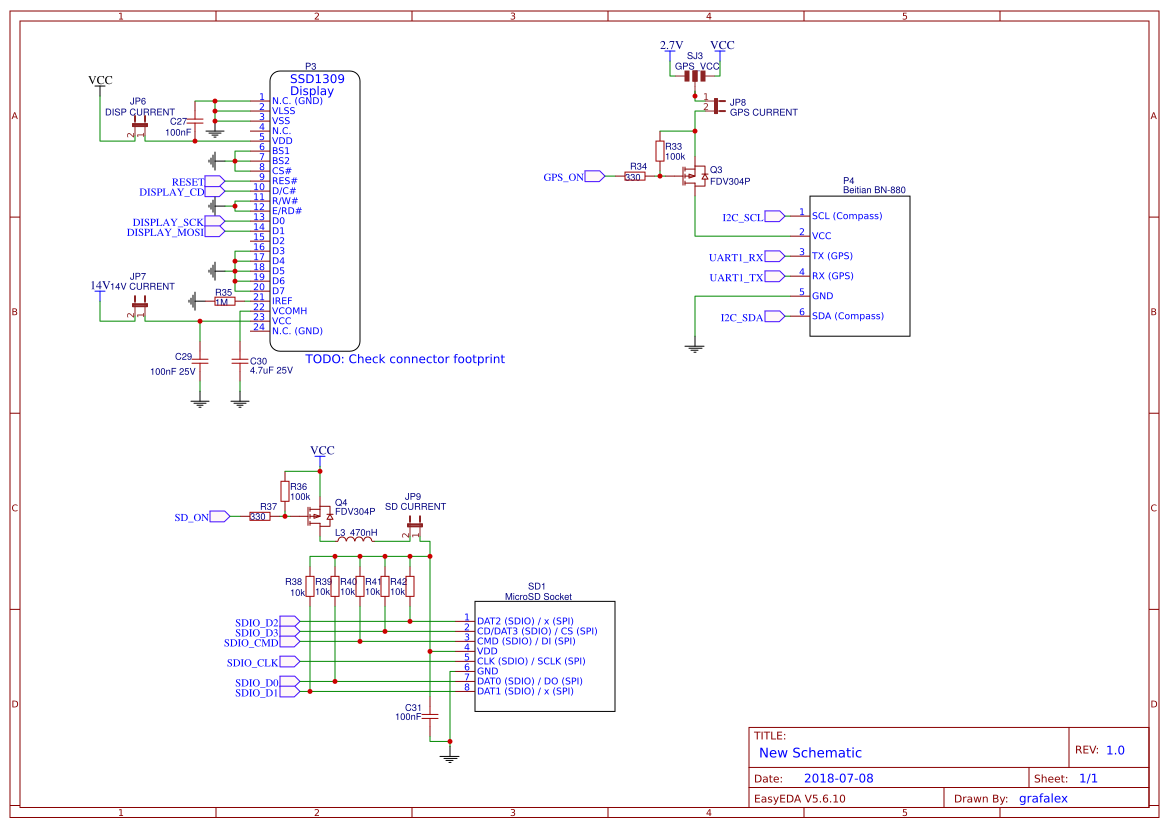 GPS Logger Dev Board - EasyEDA open source hardware lab
