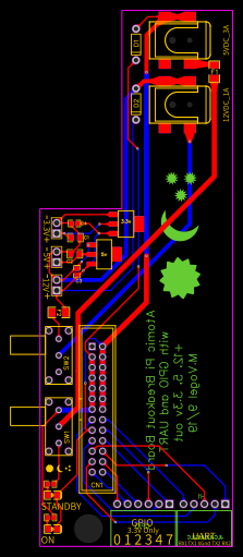 Atomic Pi Power Header - OSHWLab