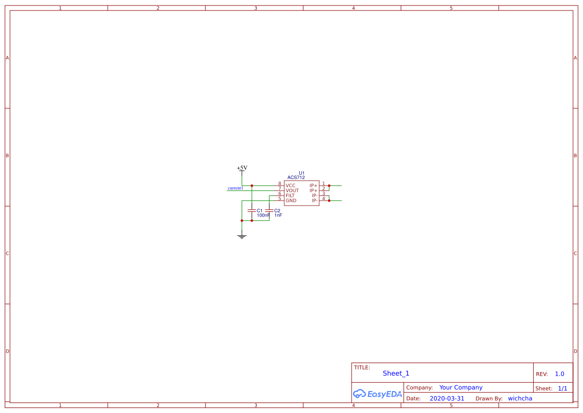 ACS712 Current Sensor - EasyEDA open source hardware lab