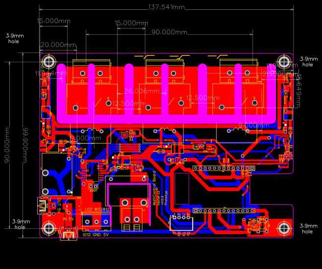 MultiControl Board - EasyEDA open source hardware lab