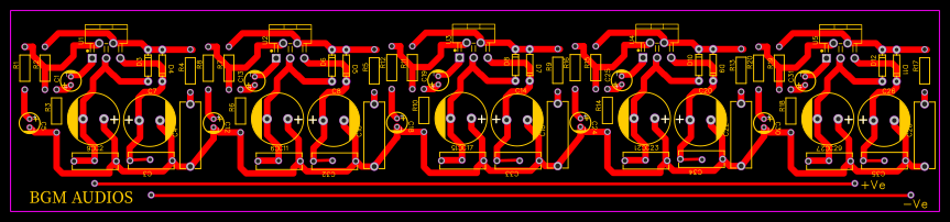 TDA 2050 5ch - EasyEDA open source hardware lab