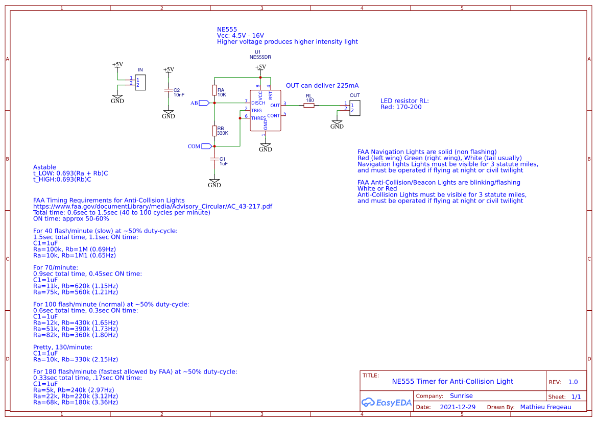 RC Aircraft Beacon - OSHWLab