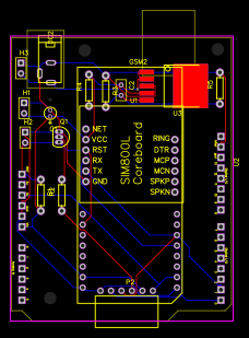 Montaje para GSM - OSHWLab