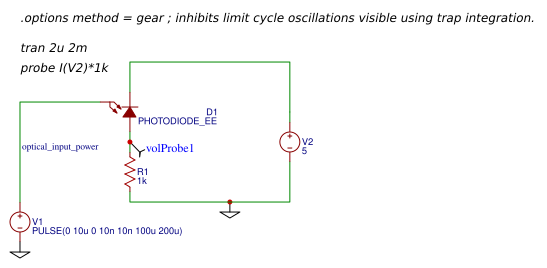 Demonstrating the EasyEDA generic photodiode. - OSHWLab