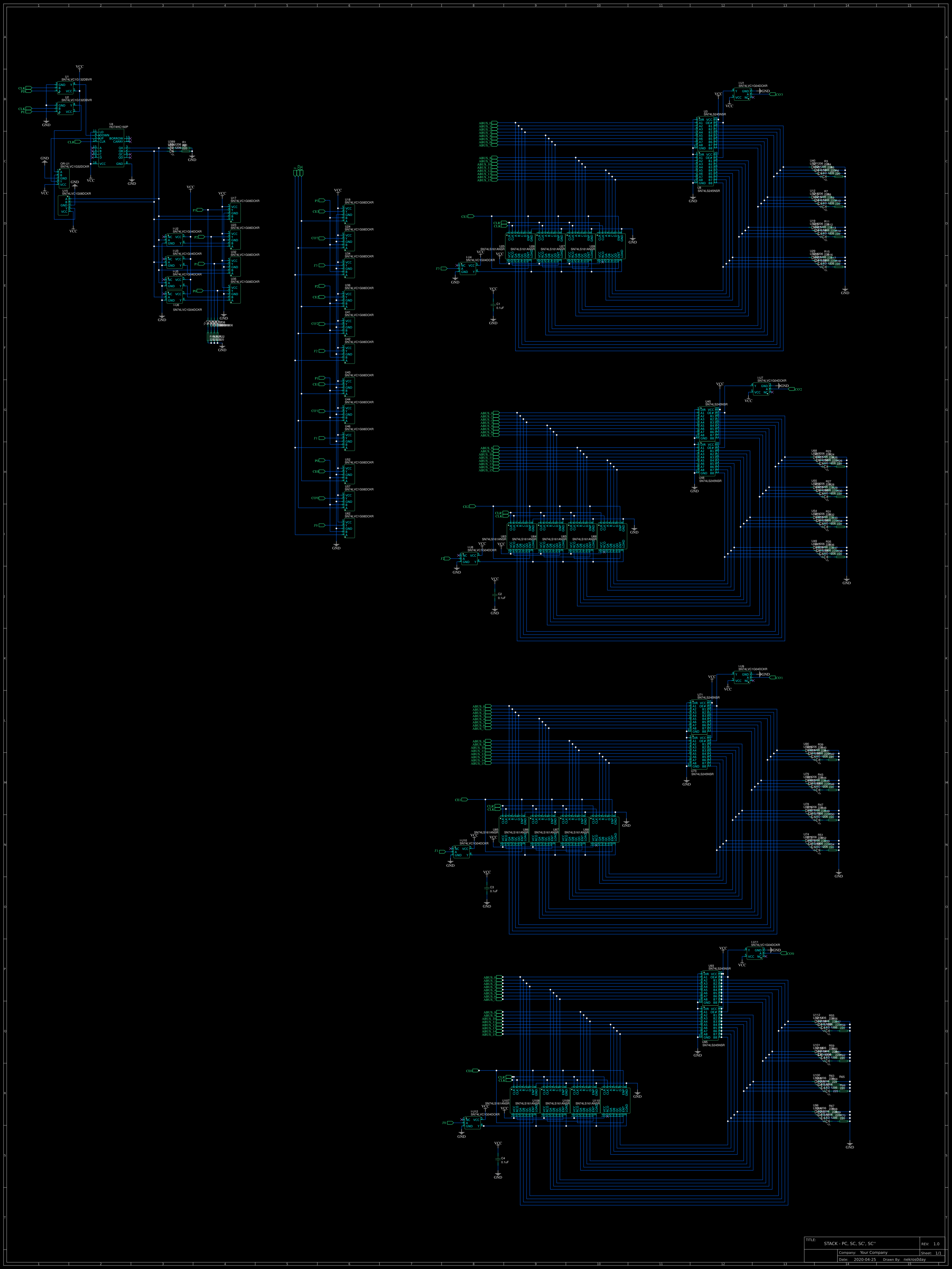 8-bit CPU - EasyEDA open source hardware lab