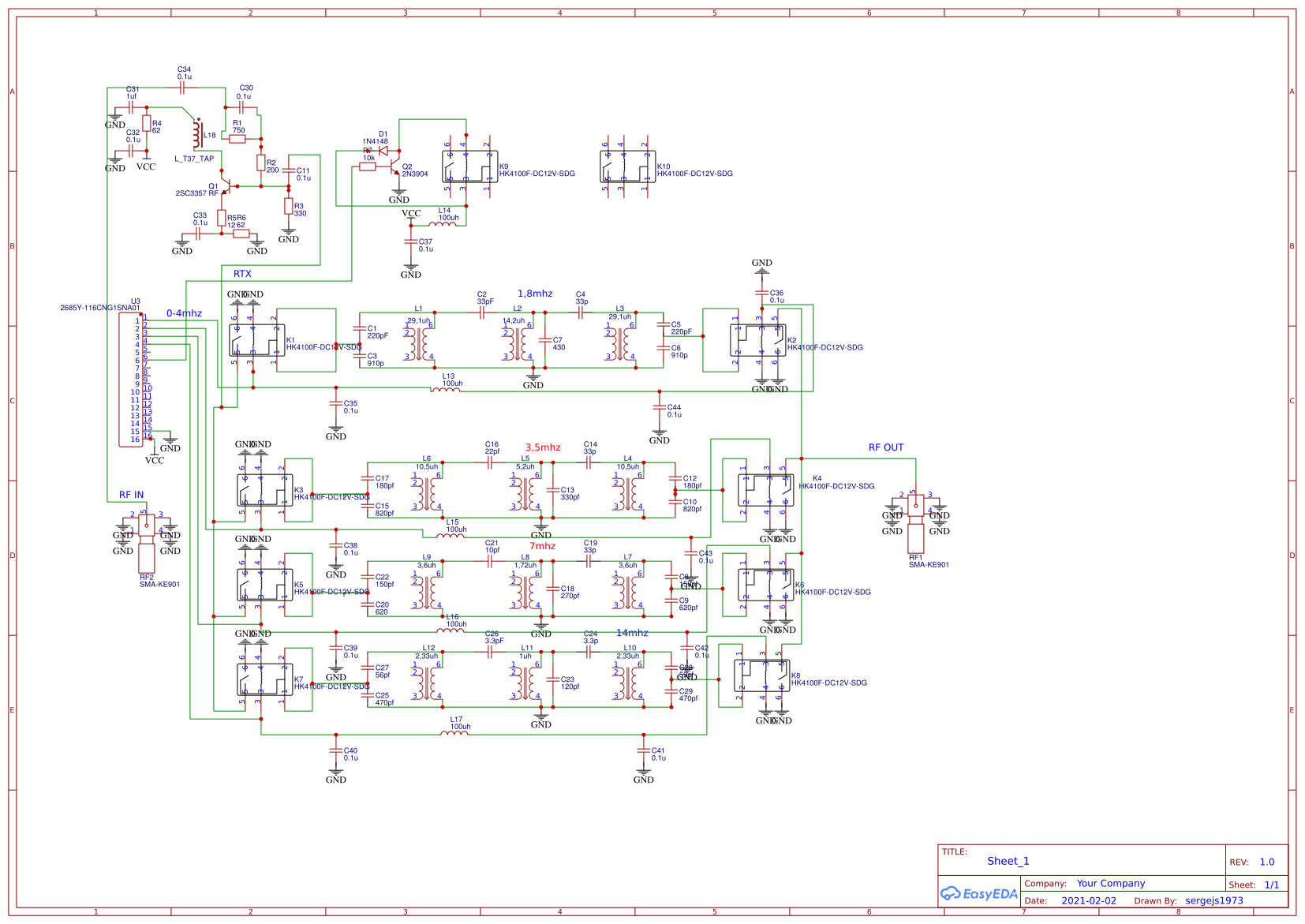 bpf filtr - EasyEDA open source hardware lab