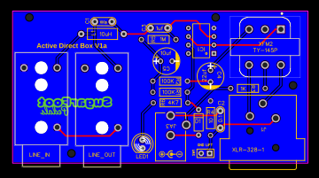 Active Direct Box - OSHWLab