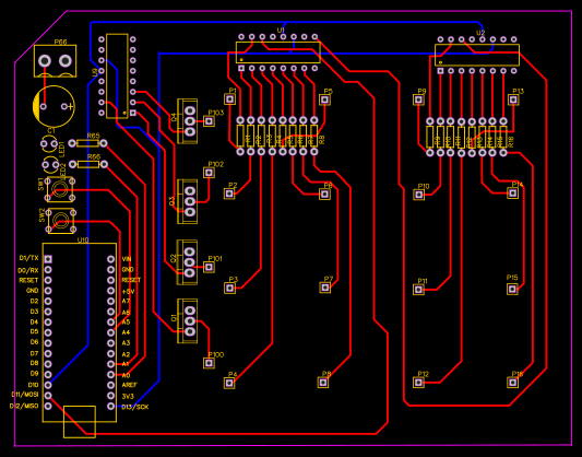 LEDcube_4x4 - EasyEDA open source hardware lab