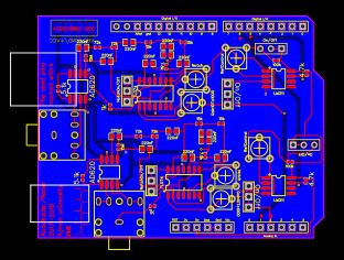 EOG Arduino shield - OSHWLab