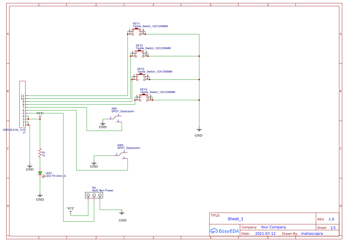 placa botones - Platform for creating and sharing projects - OSHWLab