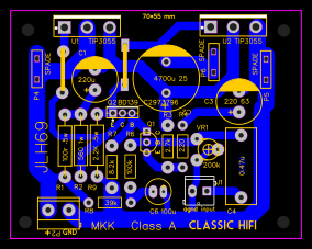 JLH 69 Class A amplifier - EasyEDA open source hardware lab