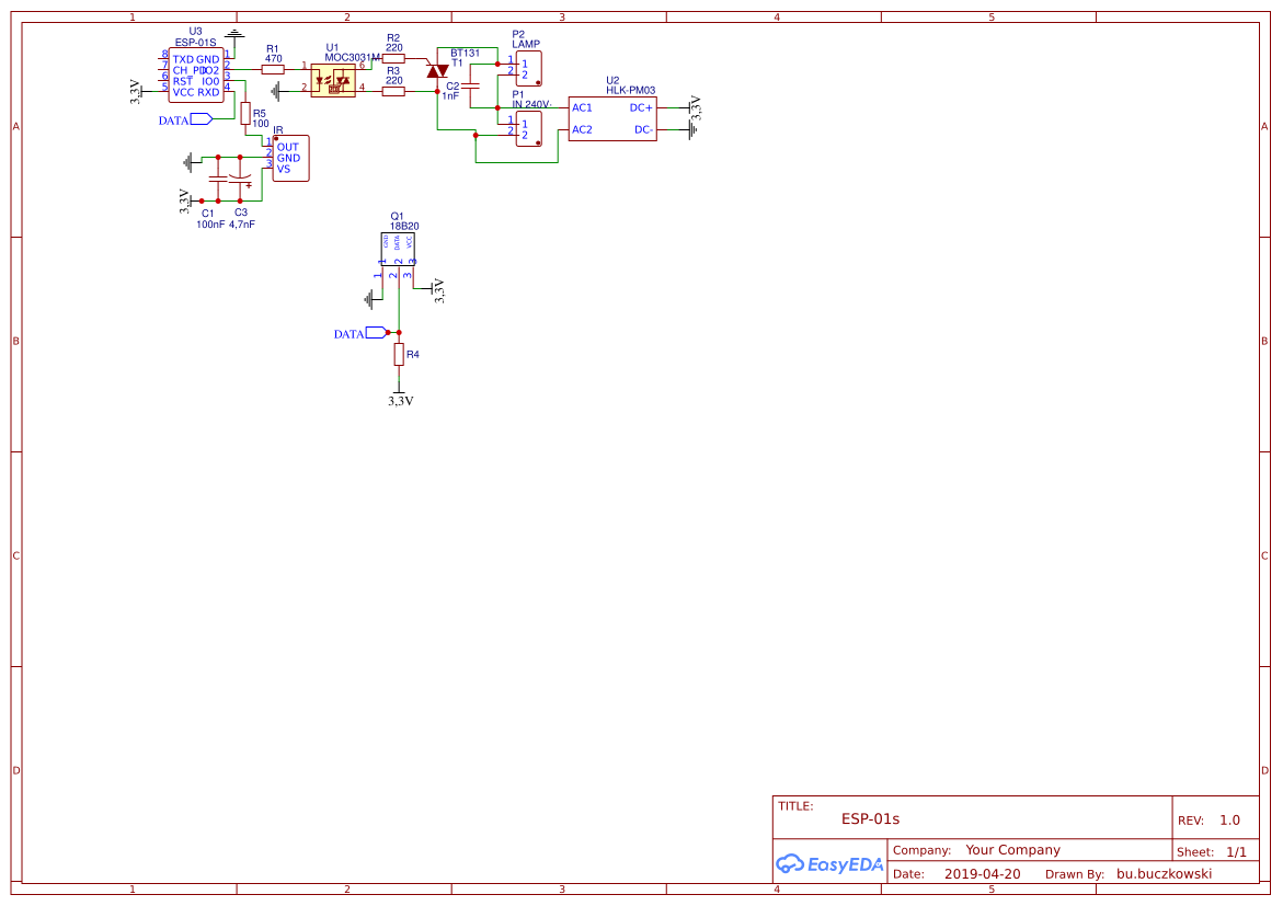 Oswietlenie ESP - EasyEDA open source hardware lab