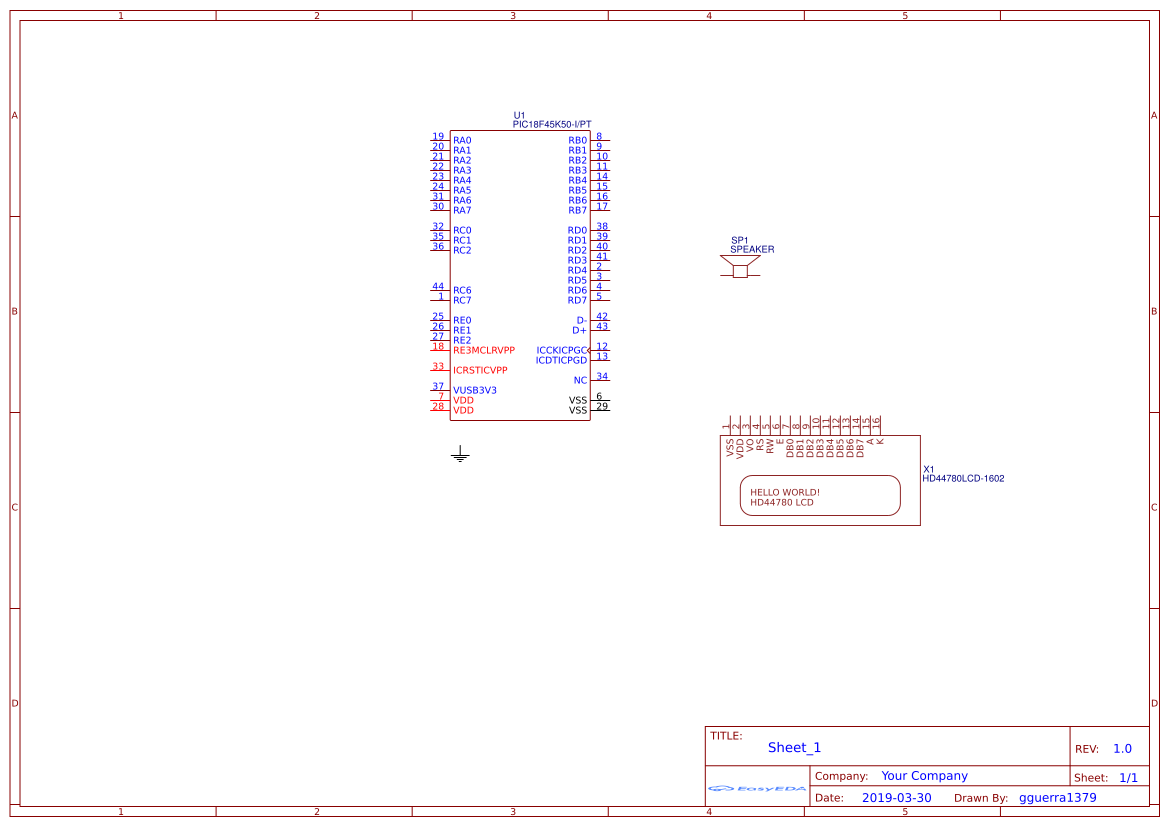 Proyecto Microcontroladores - EasyEDA open source hardware lab
