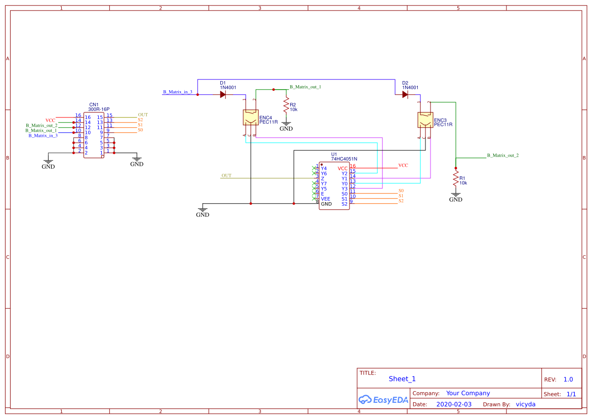PCB mini potard - EasyEDA open source hardware lab