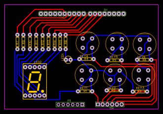7 segment pushbutton elevator - EasyEDA open source hardware lab