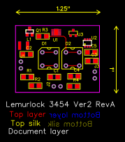 LED Driver 3454 V2 Rev A - OSHWLab
