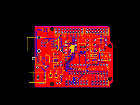 Rainbow-Duino V4 - EasyEDA open source hardware lab