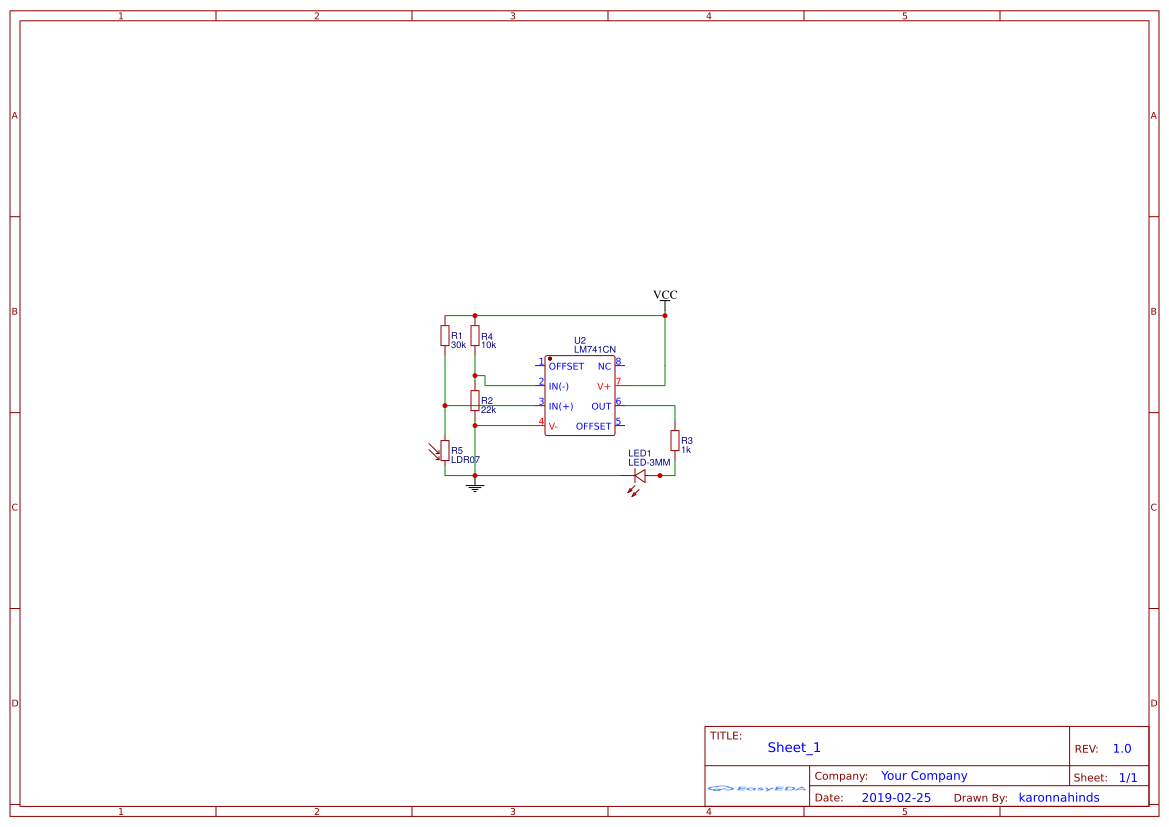 LED Flasher - EasyEDA open source hardware lab