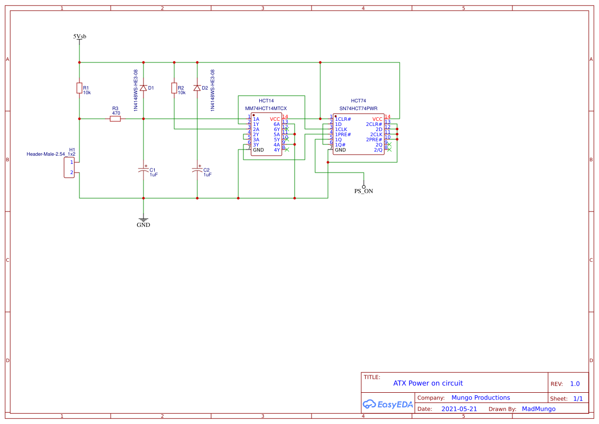 ATX latching on/off cct - OSHWLab
