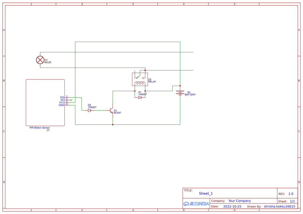 mini project - EasyEDA open source hardware lab