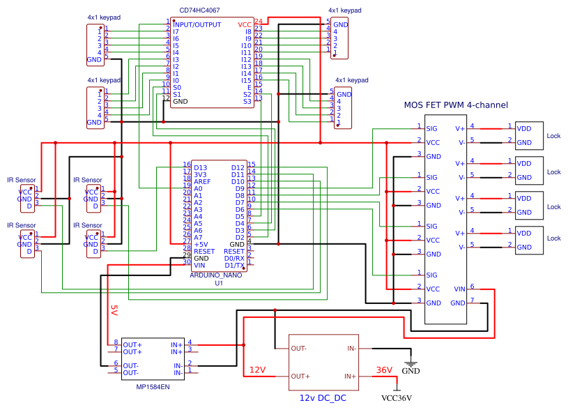 Door locker - OSHWLab